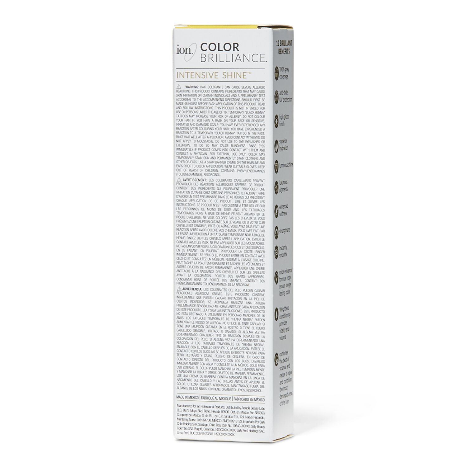 ion 8NN Light Intense Blonde Brilliant 12 Permanent Gloss Hair Color ...