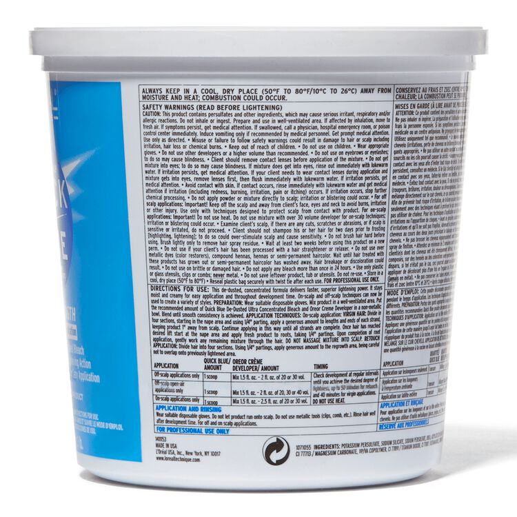 L'Oreal Quick Blue High Performance Powder Lightener by L'Oreal ...