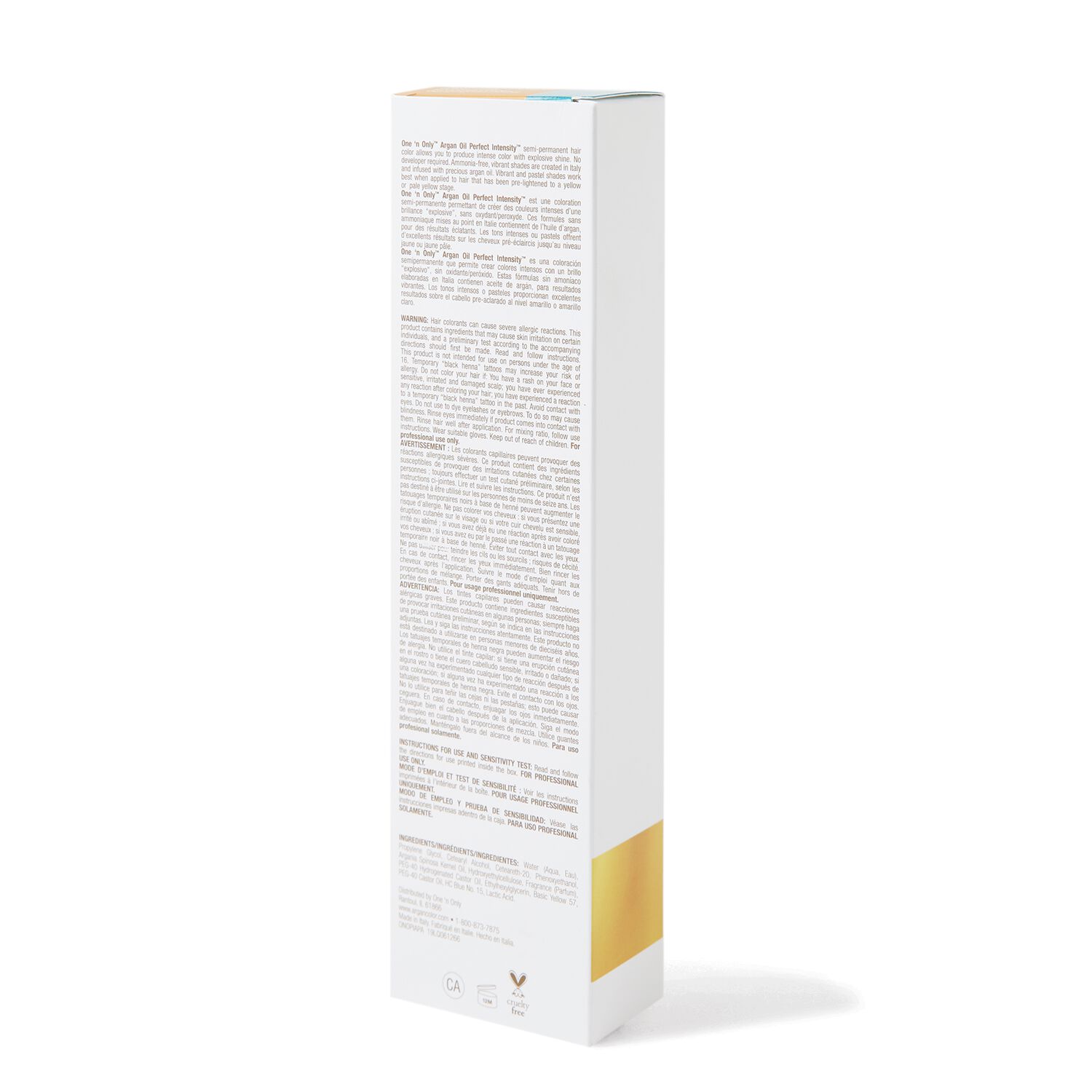 One N' Only Perfect Intensity Semi Permanent Cream Aqua | Semi ...