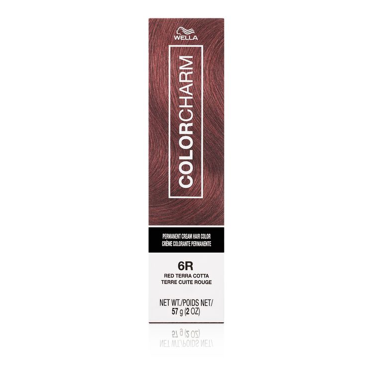 Wella colorcharm 6R Red Terra Cotta Permanent Cream Hair Color | Hair ...