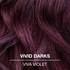 Wella Viva Violet colorcharm Vivid Darks Permanent Hair Color for Dark ...