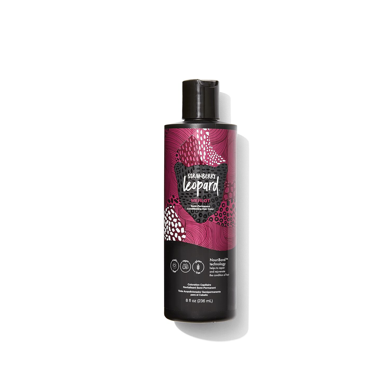 Strawberry Leopard Merlot Semi Permanent Conditioning Hair Color | Semi ...
