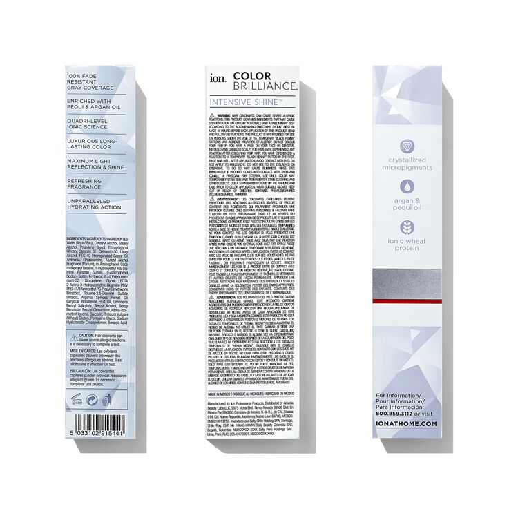 Ion 7RR Intense Red Permanent Creme Hair Color by Color Brilliance ...