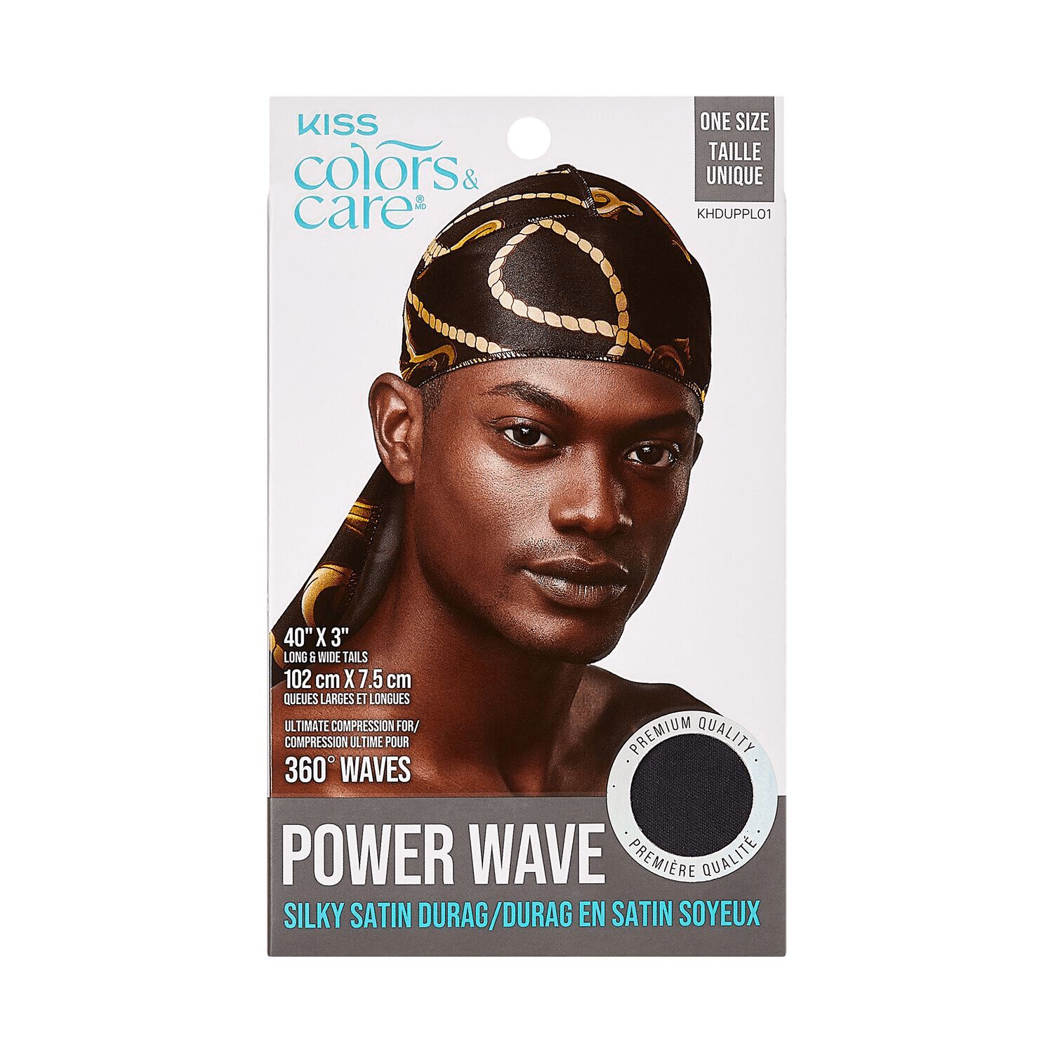 KISS Power Wave Luxury Durag | Colors & Care | Sally Beauty