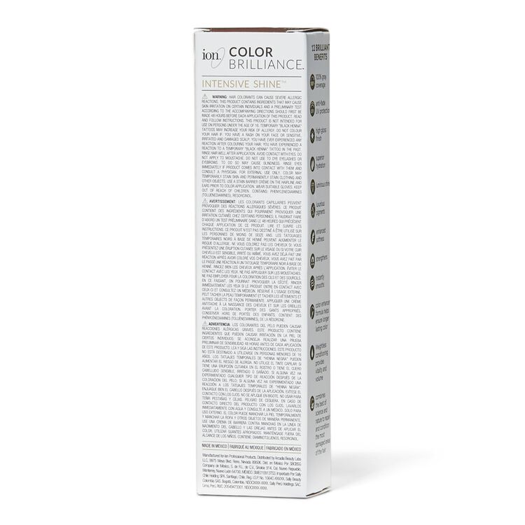 ion 4NN Medium Intense Brown Brilliant 12 Permanent Gloss Hair Color ...