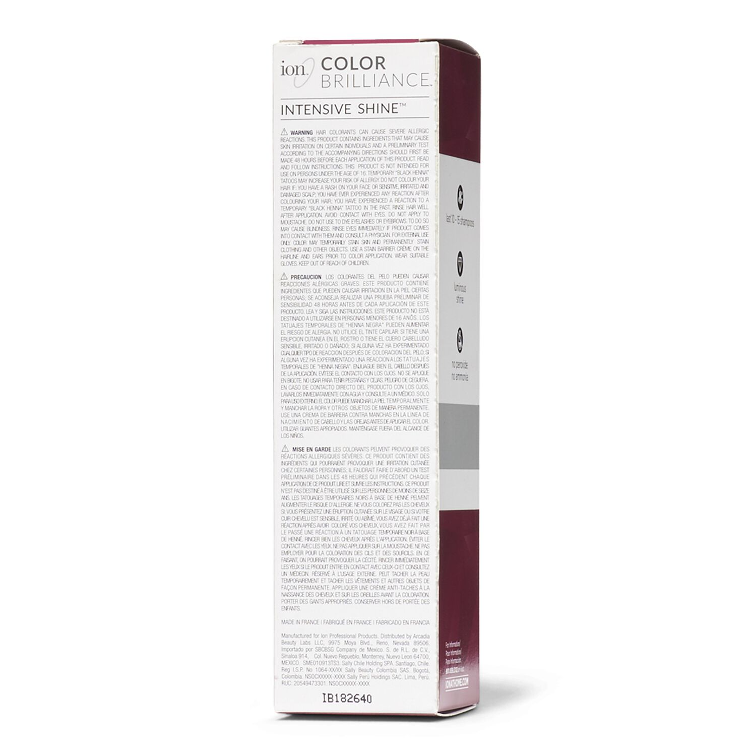 Radiant Raspberry - Color Brilliance Semi-Permanent Hair Color by Ion ...