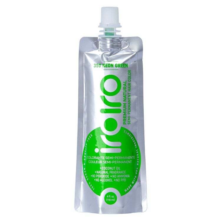 iroiro 350 Neon Green Premium Natural Semi Permanent Hair Color | Semi ...
