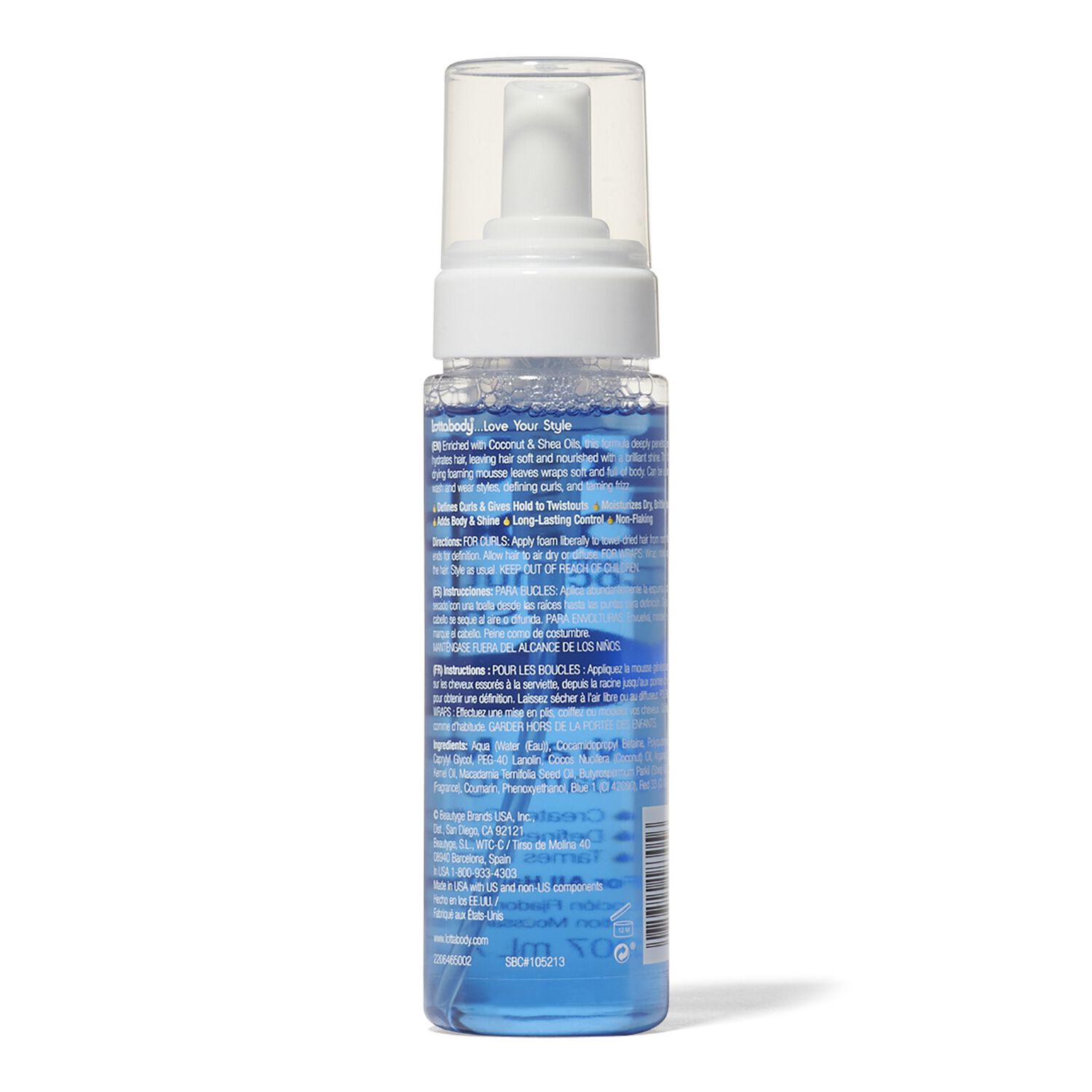 Lottabody Wrap Me Foaming Mousse | Styling Products | Textured Hair ...