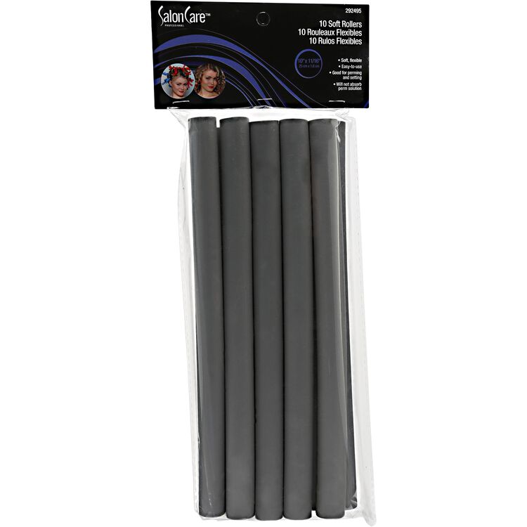 Salon Care Soft Rollers 10 Pack 11/16 INCH | Rollers & Curlers