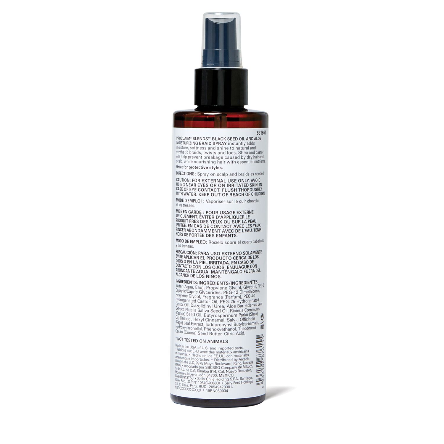 Proclaim Moisturizing Braid And Shine Spray By Blends Styling Products