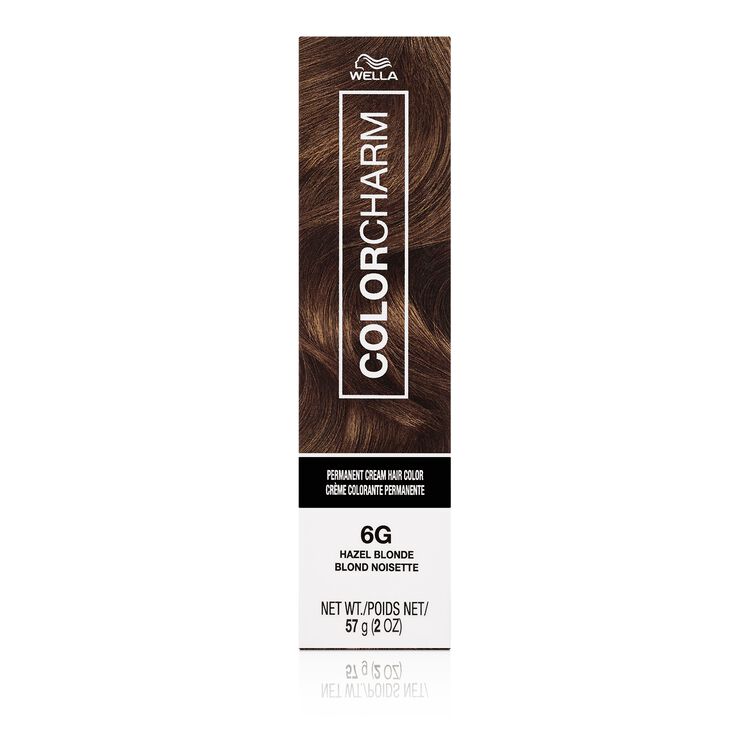 Wella colorcharm 6G Hazel Blonde Permanent Cream Hair Color | Hair ...
