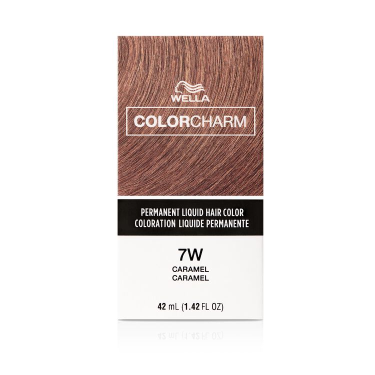 7W Caramel colorcharm Permanent Liquid Hair Color by Wella | Hair Color ...
