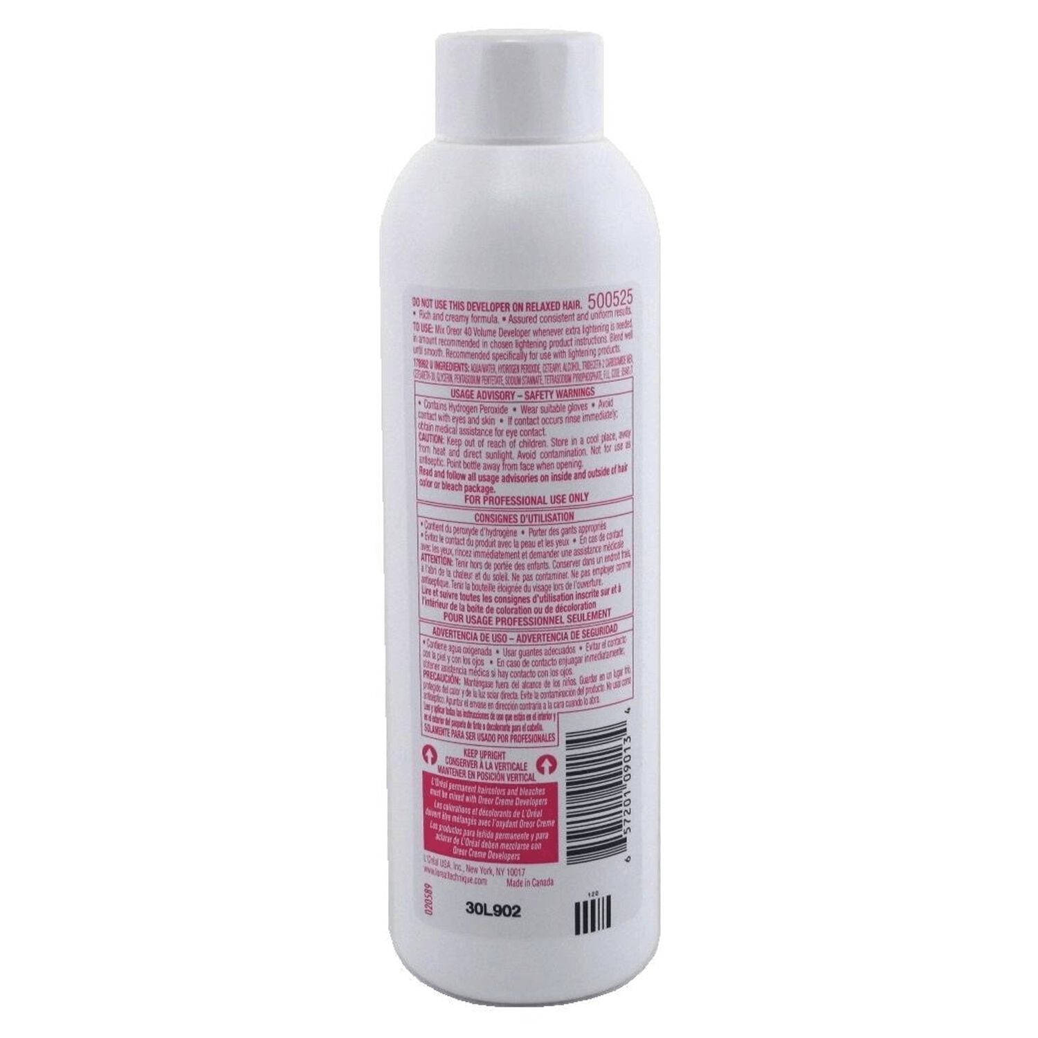 L'Oreal 8 oz Oreor 40 Volume Creme Developer | Color Developers