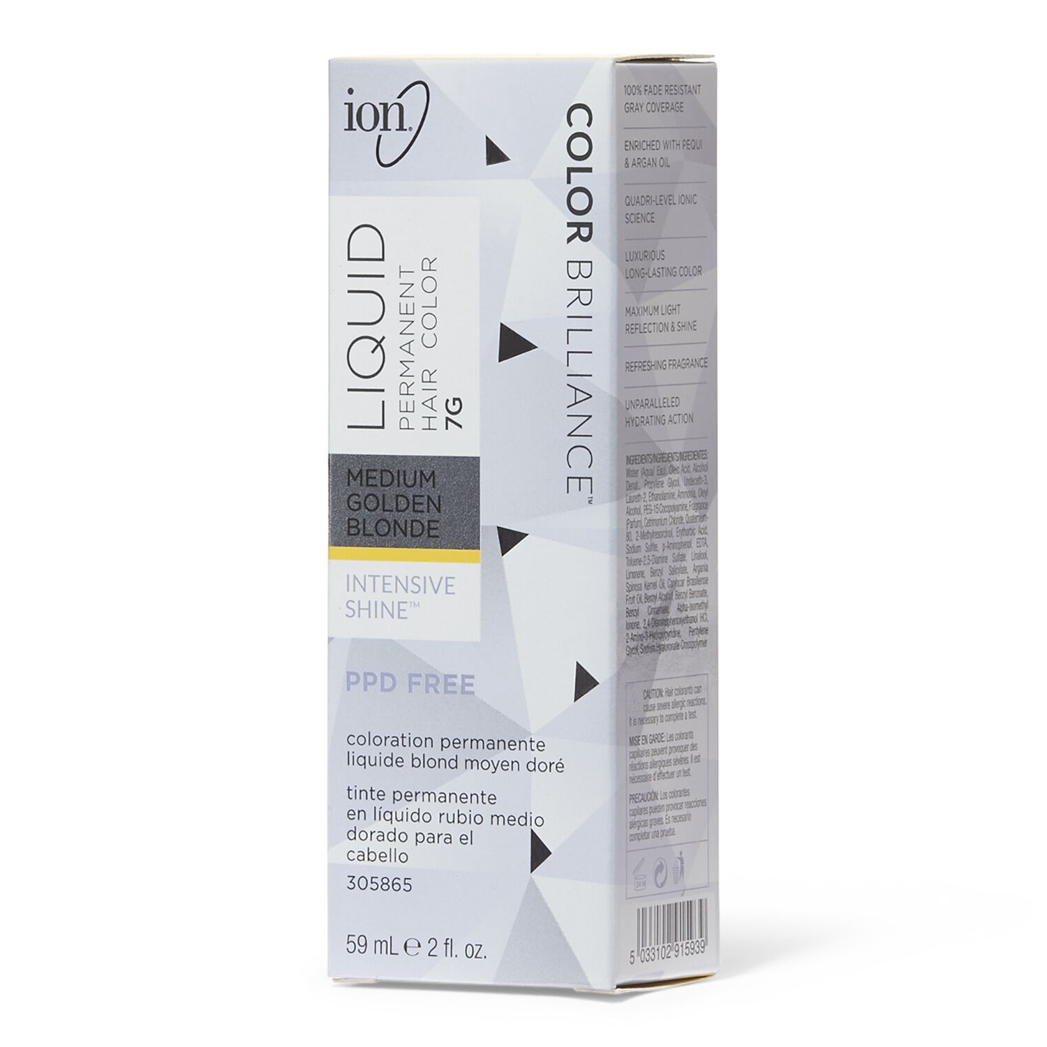 Ion 7G Medium Golden Blonde Permanent Liquid Hair Color by Color ...