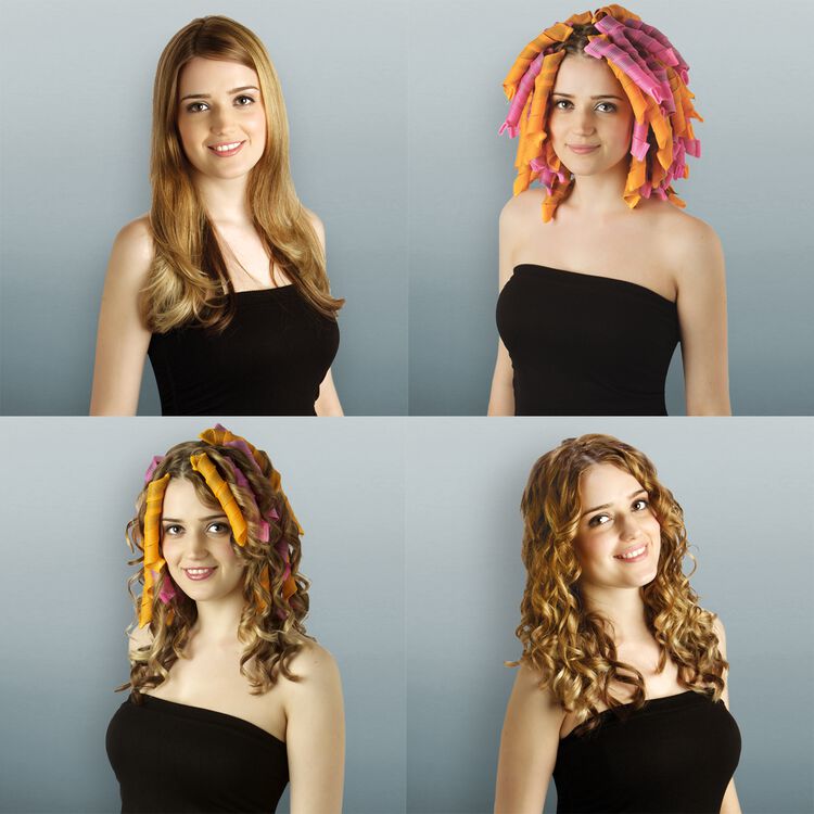 Hair Flair Curlformers® Spiral Curls Styling Kit For Long Hair Hair