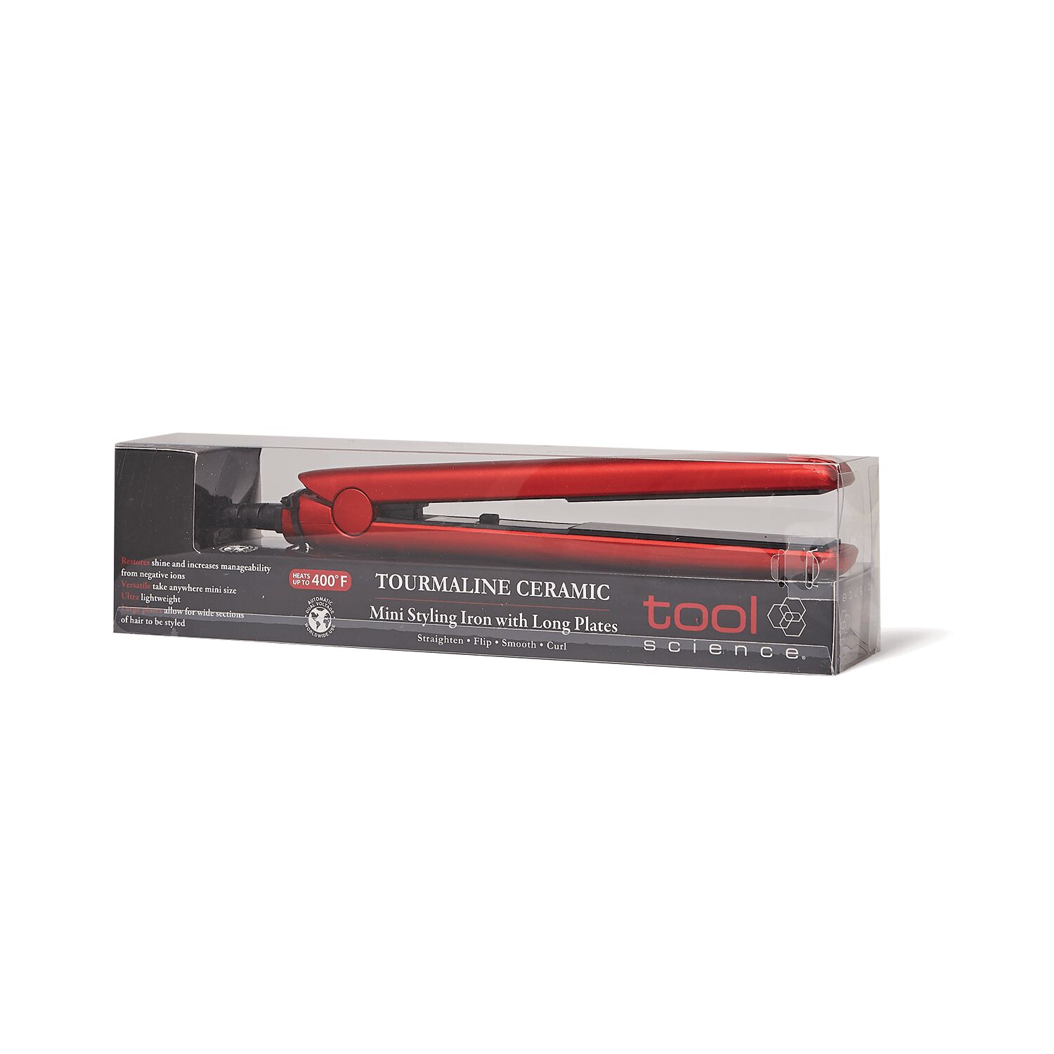 Tool Science Mini Flat Iron with Long Plates | Flat Irons & Hair ...