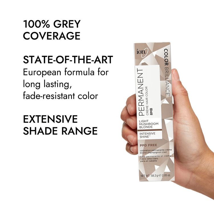 ion 8MB Light Mushroom Blonde Permanent Creme Hair Color by Color ...