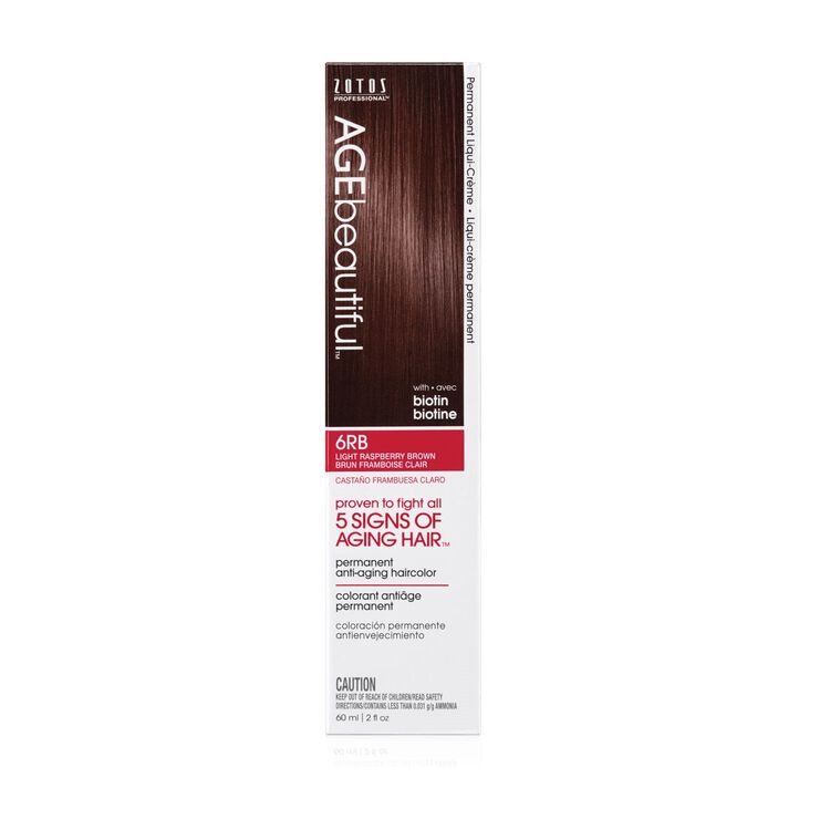 6RB Light Raspberry Brown Permanent Liqui-Creme Hair Color by ...