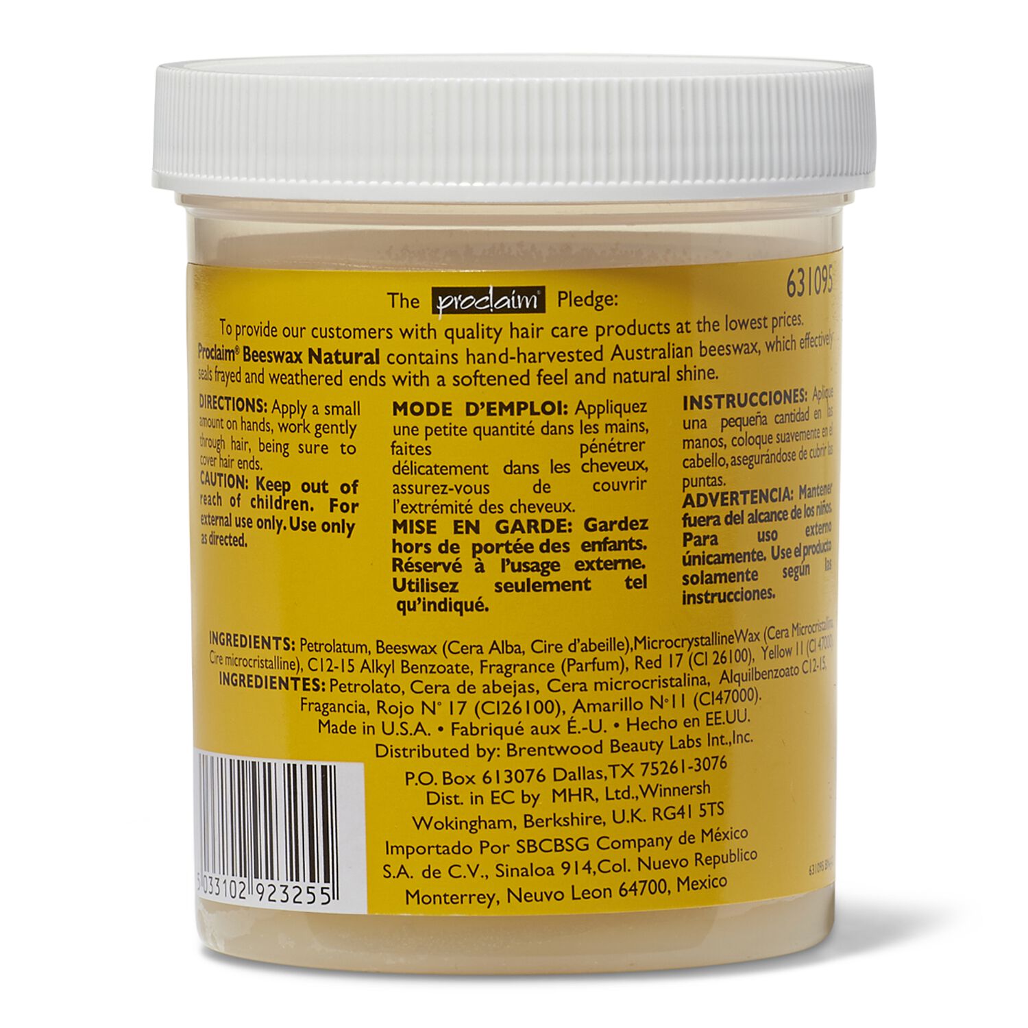 Proclaim Beeswax Natural Styling Products Textured Hair Sally Beauty