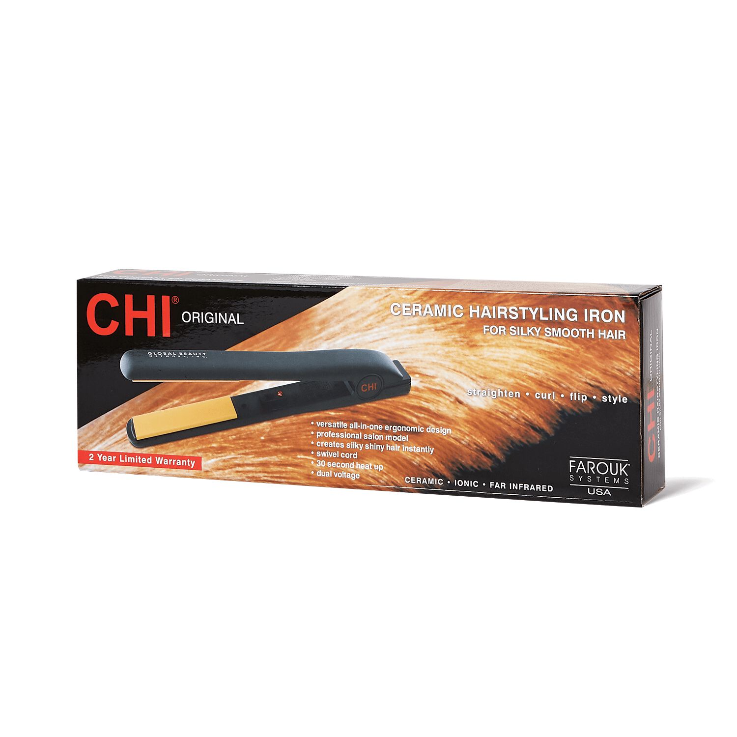 CHI Original Chi® Ceramic Hairstyling Iron | Flat Irons & Hair ...
