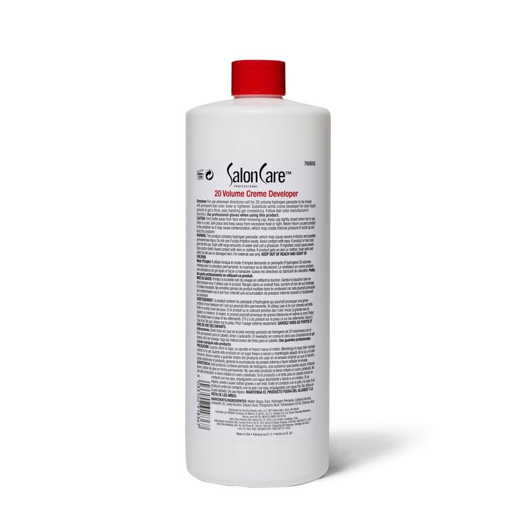 Salon Care 20 Volume Creme Developer 32.0 oz | Color Developers
