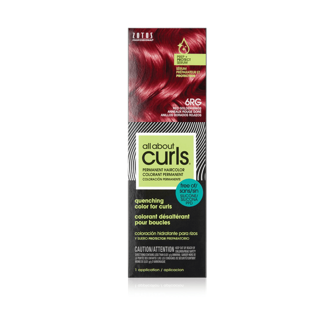 All About Curls Red Golden Rings 6RG Permanent Hair Color | Sally Beauty