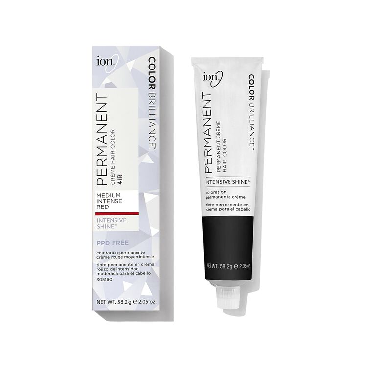 Ion 4IR Medium Intense Red Permanent Creme Hair Color by Color ...