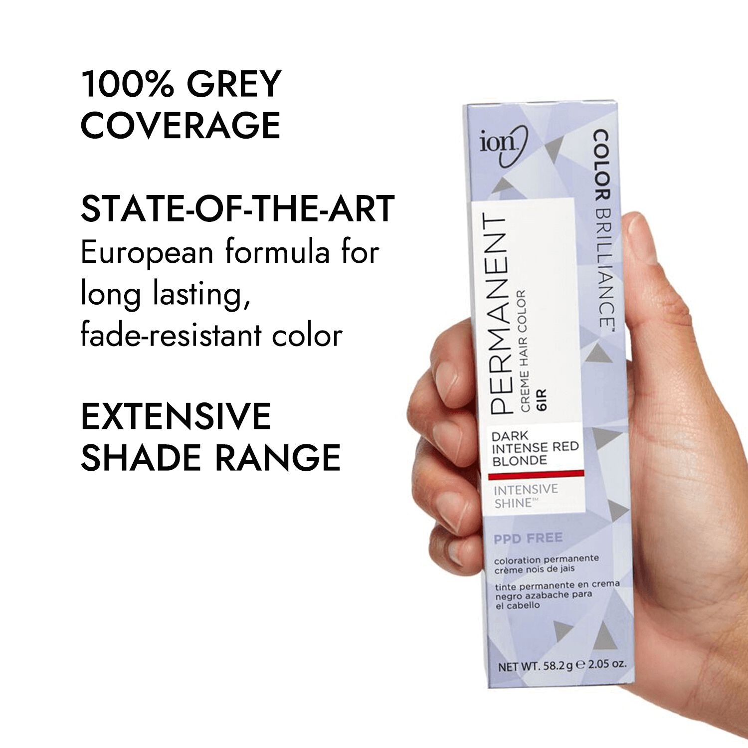 Ion 6IR Dark Intense Red Blonde Permanent Creme Hair Color by Color ...