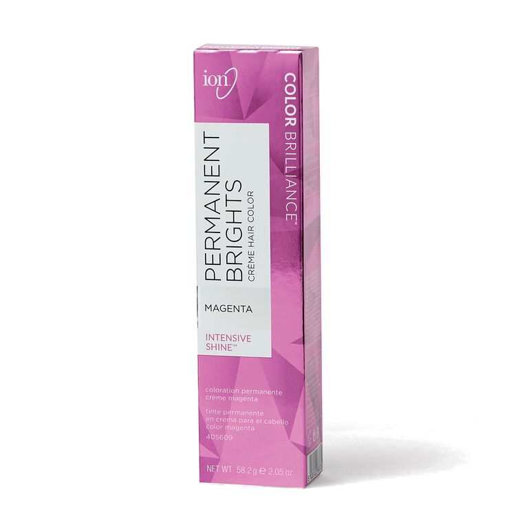 ion Permanent Brights Creme Hair Color Magenta | Permanent Hair Color ...