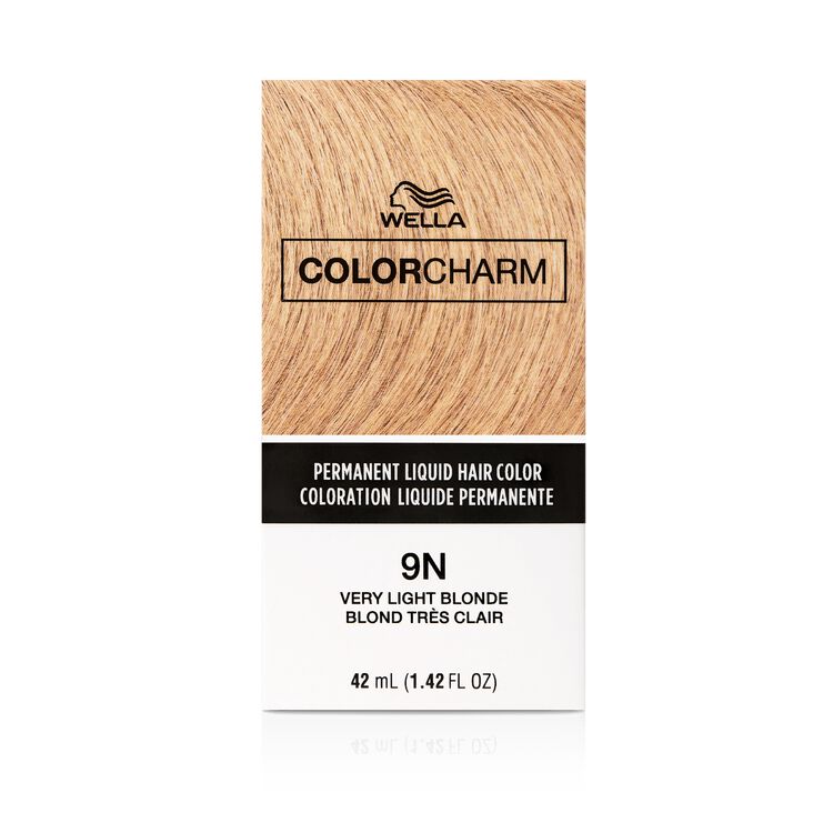 9N Very Light Blonde colorcharm Permanent Liquid Hair Color by Wella ...