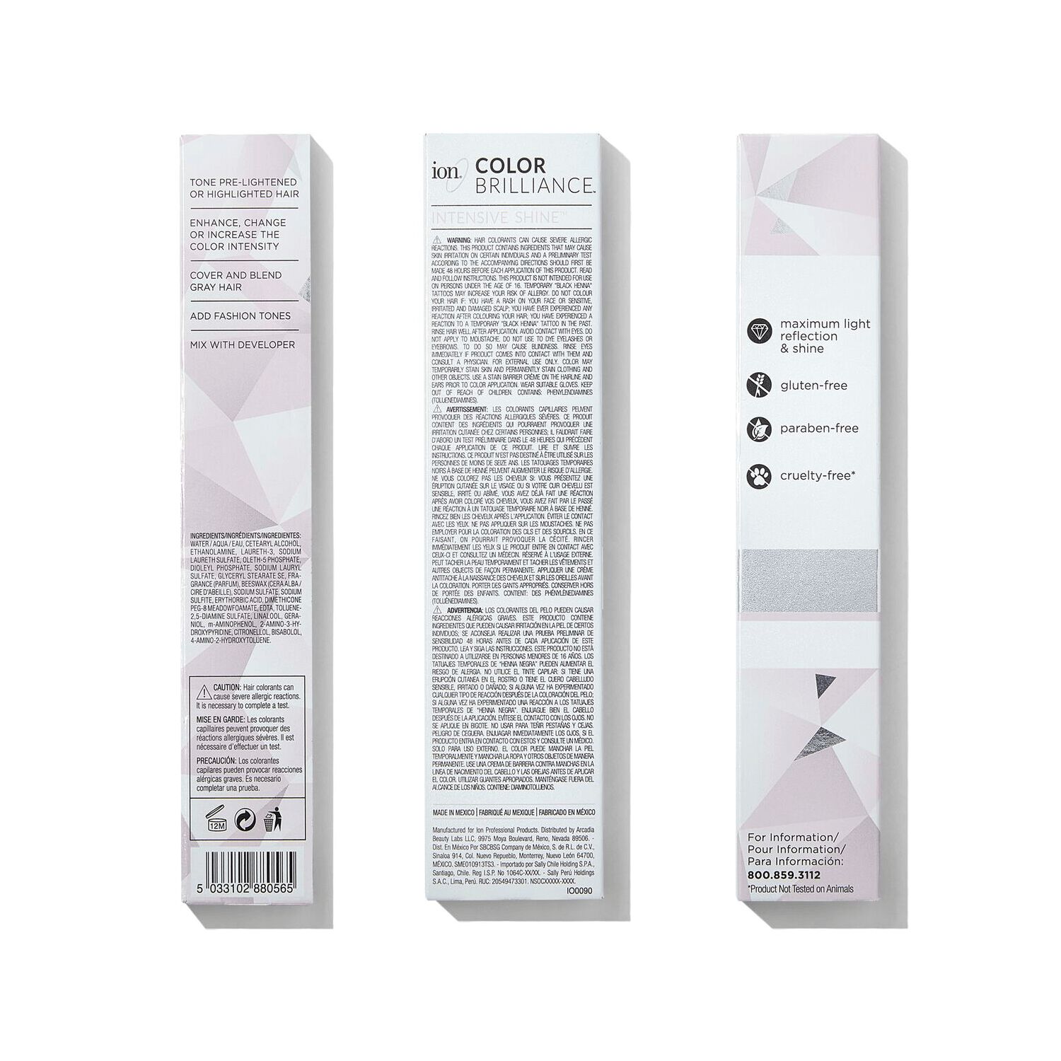 ion Platinum Pearl Bright White Creme Toners by Color Brilliance ...