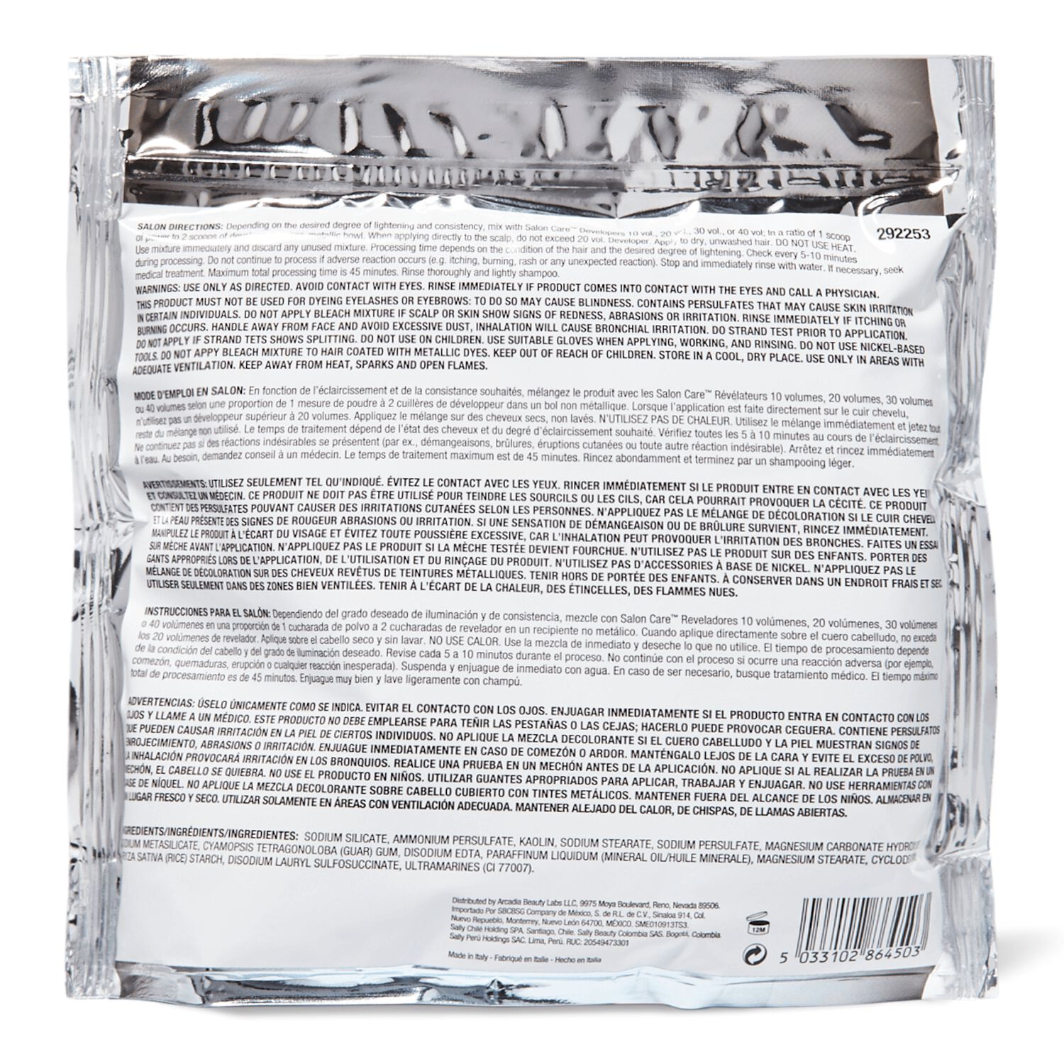 Blue Flash Powder Lightener 1 lb by Salon Care | Lightener | Sally Beauty