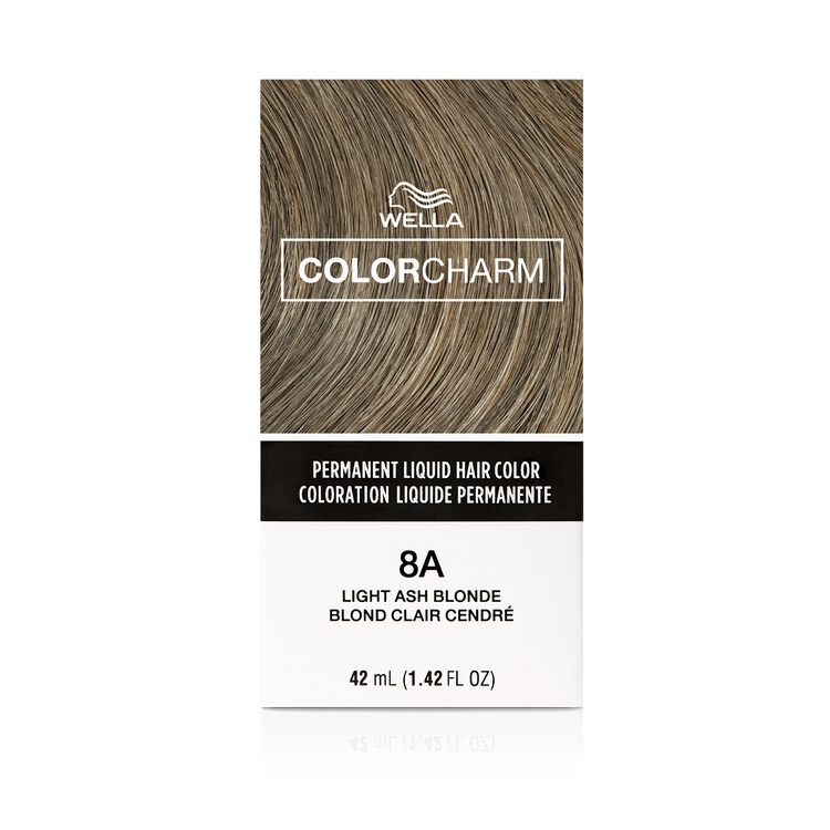 8A Light Ash Blonde colorcharm Permanent Liquid Hair Color by Wella ...