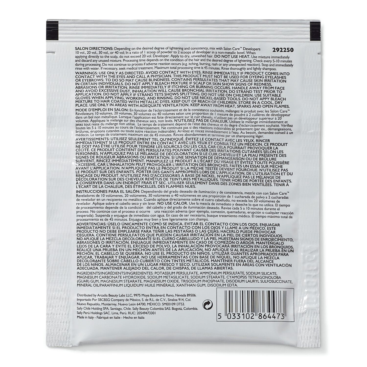 Quick White Powder Lightener 1 oz by Salon Care | Lightener | Sally Beauty