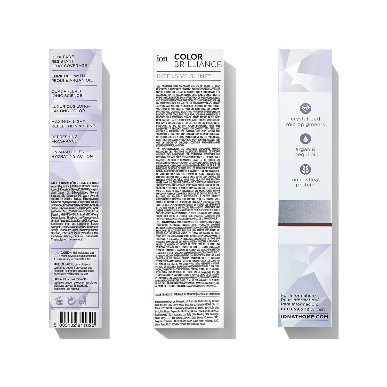 Ion Permanent Creme Intense Neutrals 5NN Light Intense Brown by Color ...