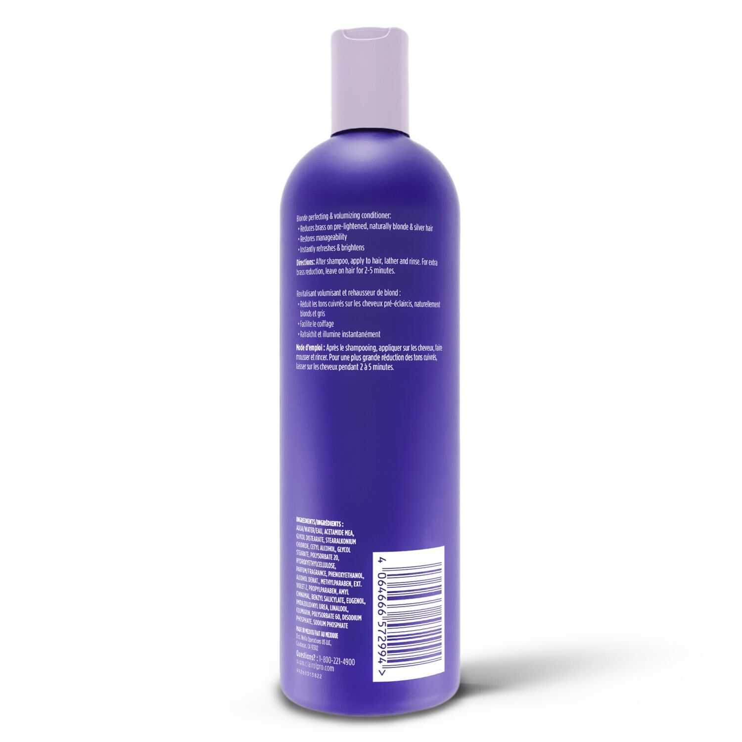 Clairol Professional Purple Conditioner for Blonde & Silver by Shimmer ...