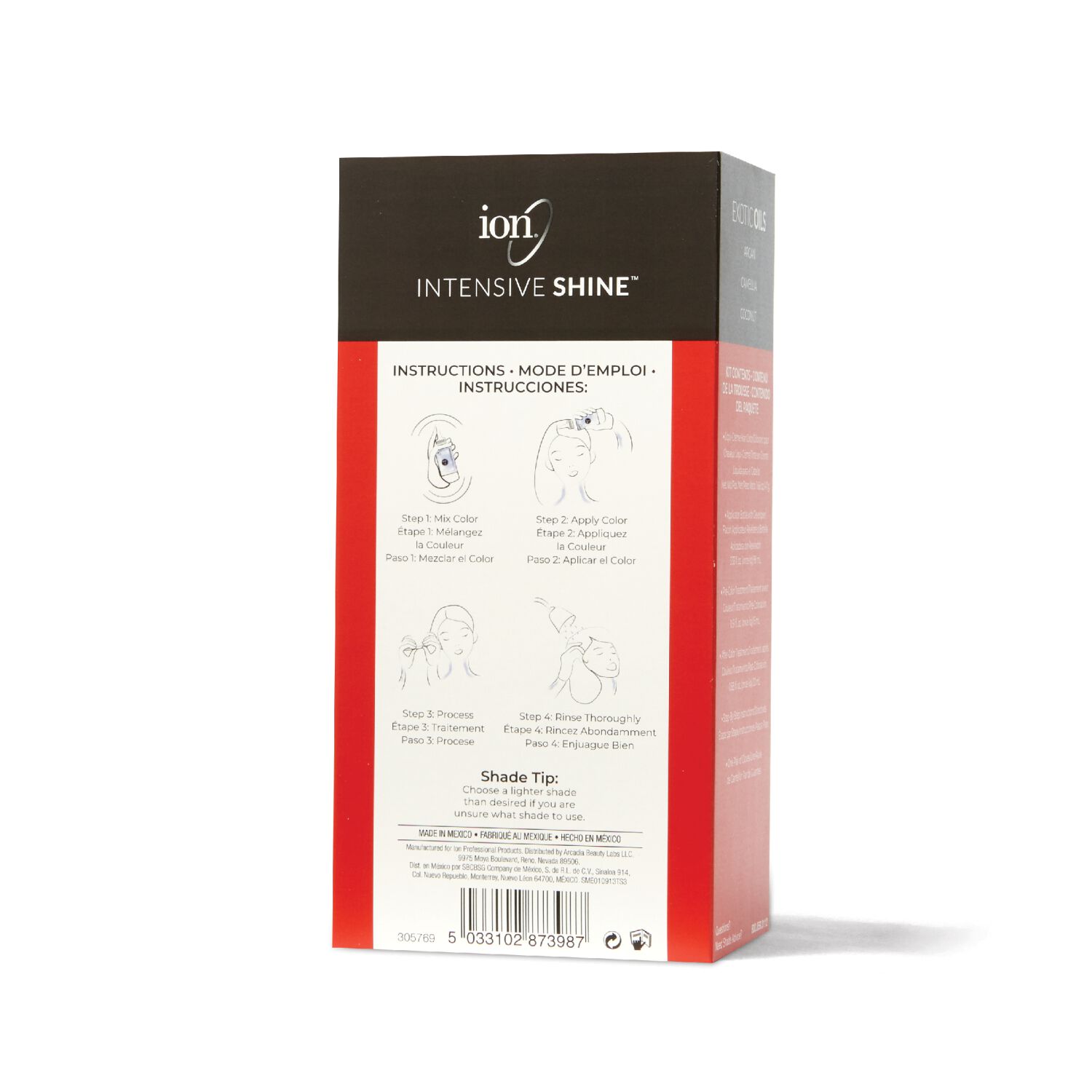 ion Intensive Shine Hair Color Kit Light Intense Auburn 6IR | Hair ...