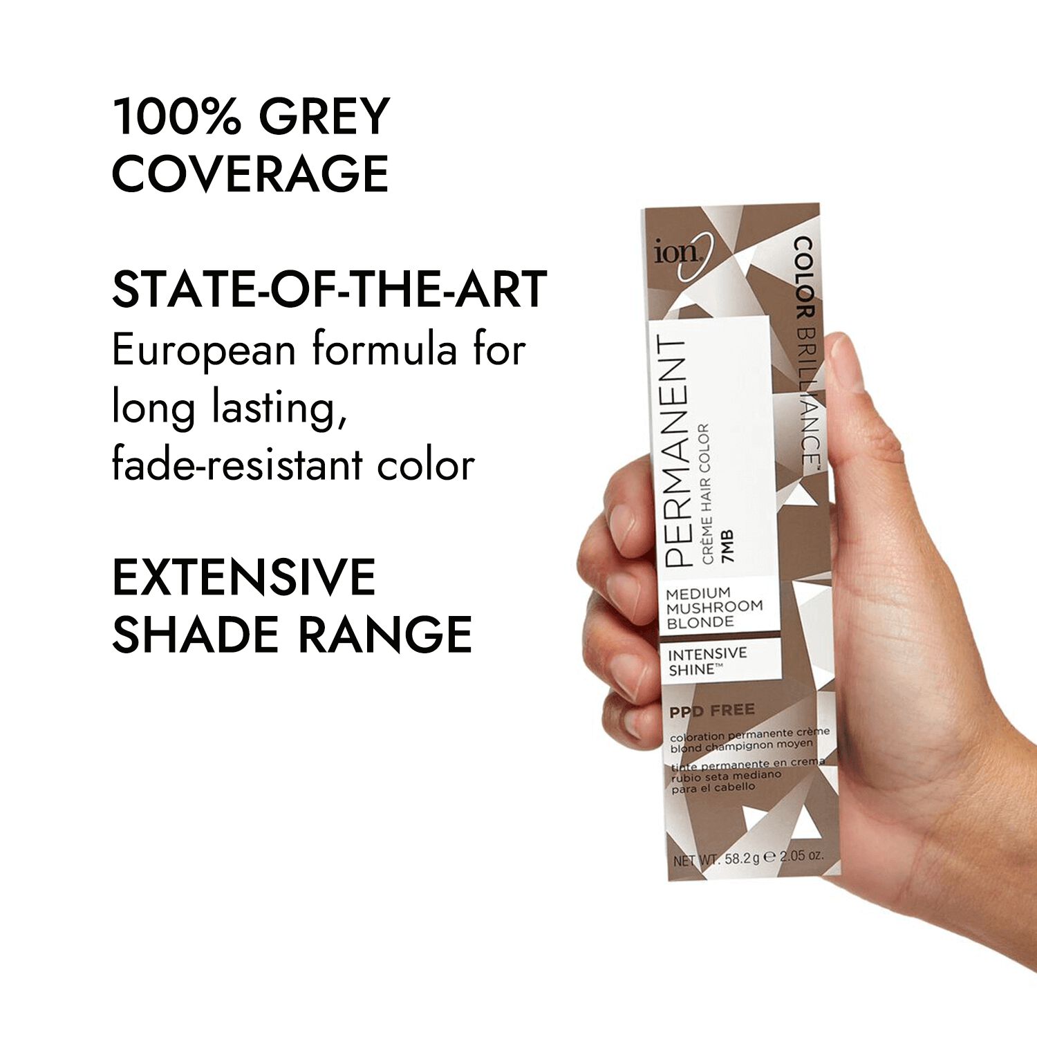 ion 7MB Medium Mushroom Blonde Permanent Creme Hair Color by Color ...