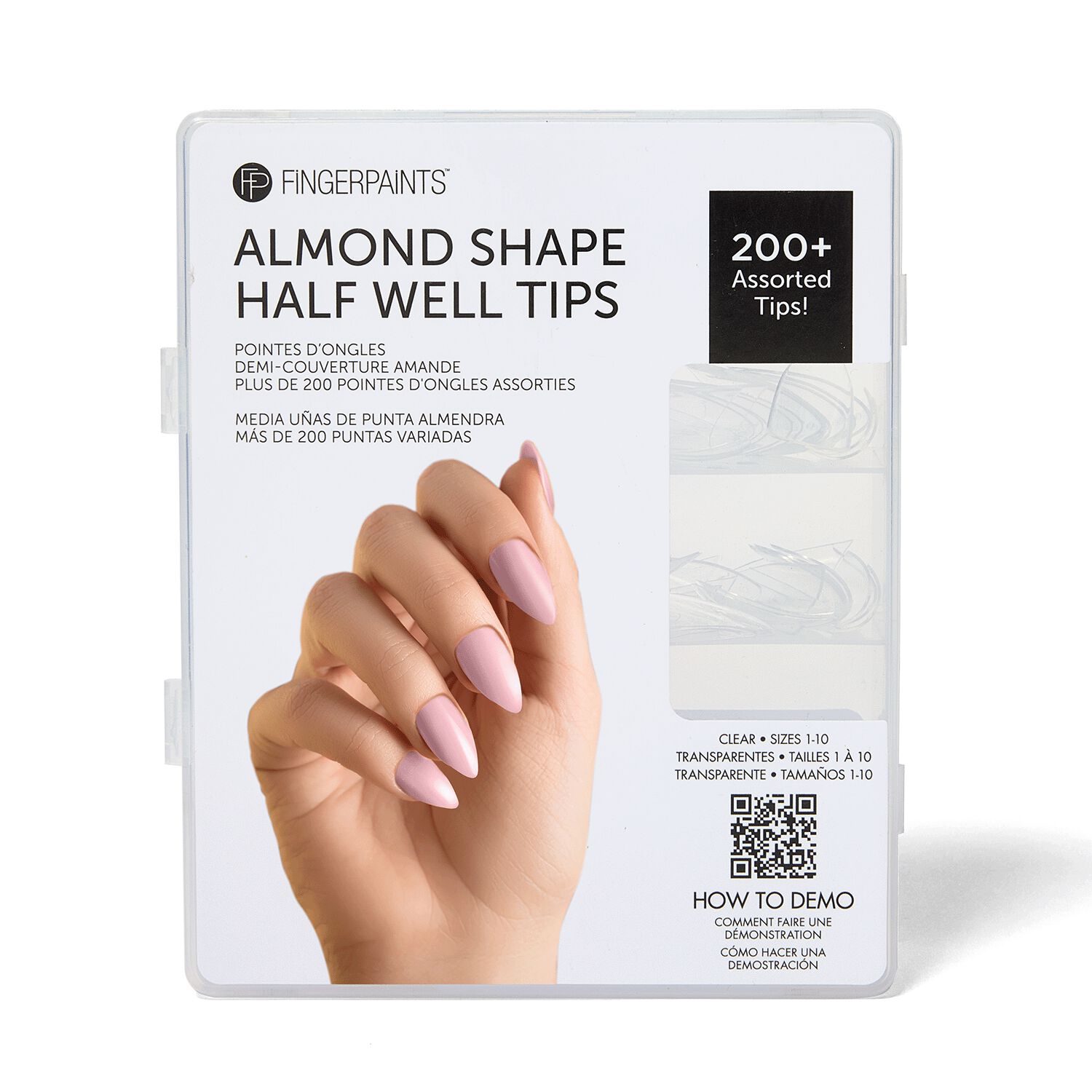 FingerPaints Almond Shape Half Well Tips | Nails | Sally Beauty