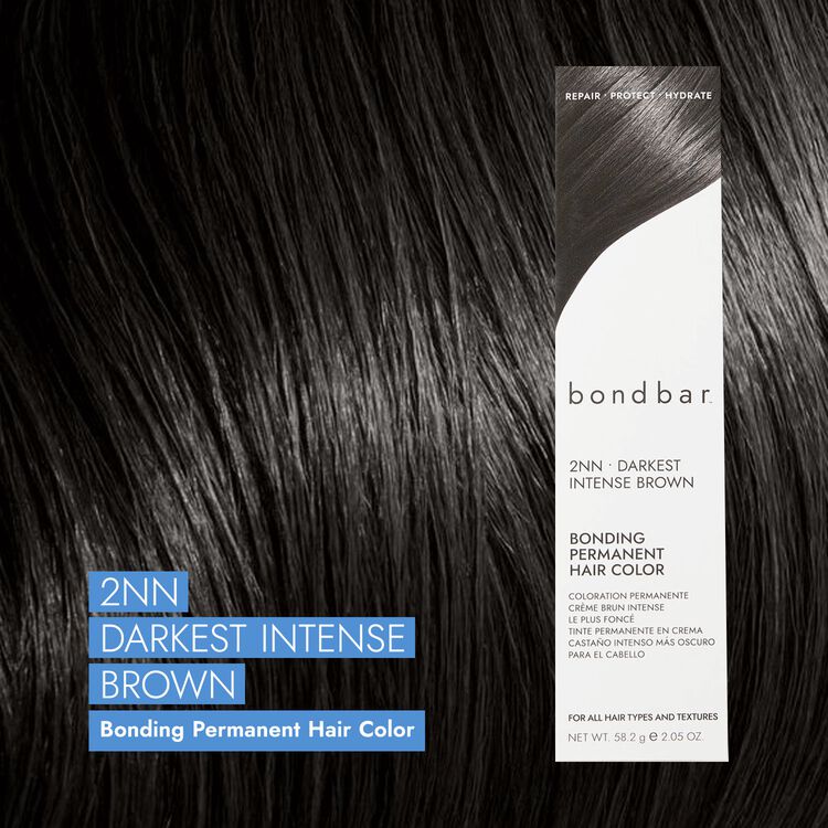 bondbar 2NN Darkest Intense Brown Bonding Permanent Crème Hair Color ...
