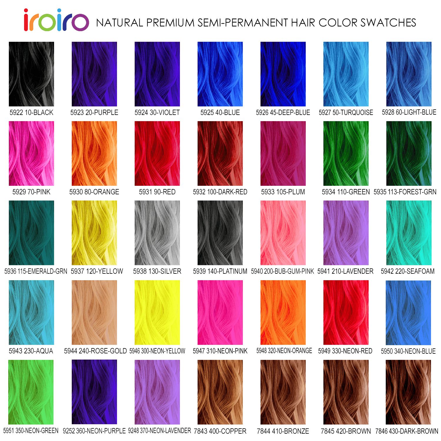 iroiro Premium Natural Semi Permanent Hair Color | Semi Permanent Hair ...