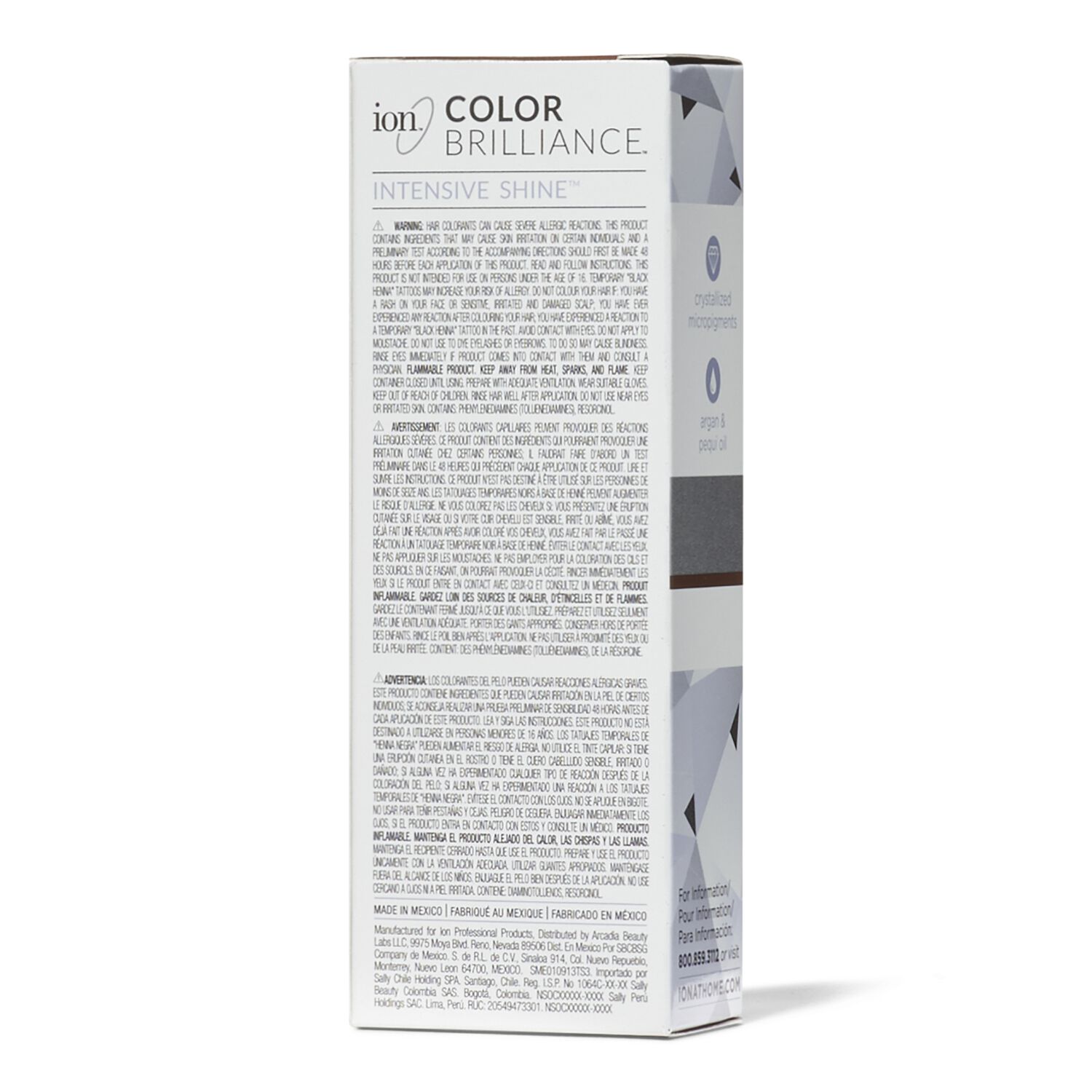 Ion 4N Medium Brown Permanent Liquid Hair Color by Color Brilliance ...