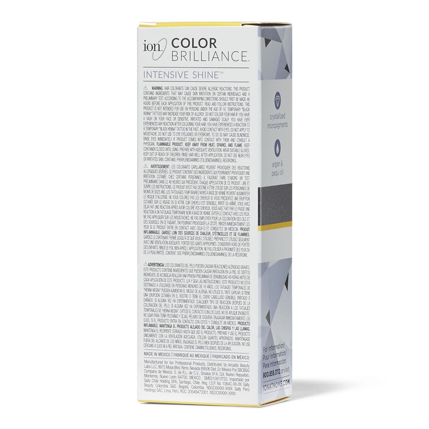 Ion 7N Medium Blonde Permanent Liquid Hair Color by Color Brilliance ...