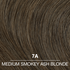 7A Medium Smokey Ash Blonde colorcharm Permanent Liquid Hair Color by ...