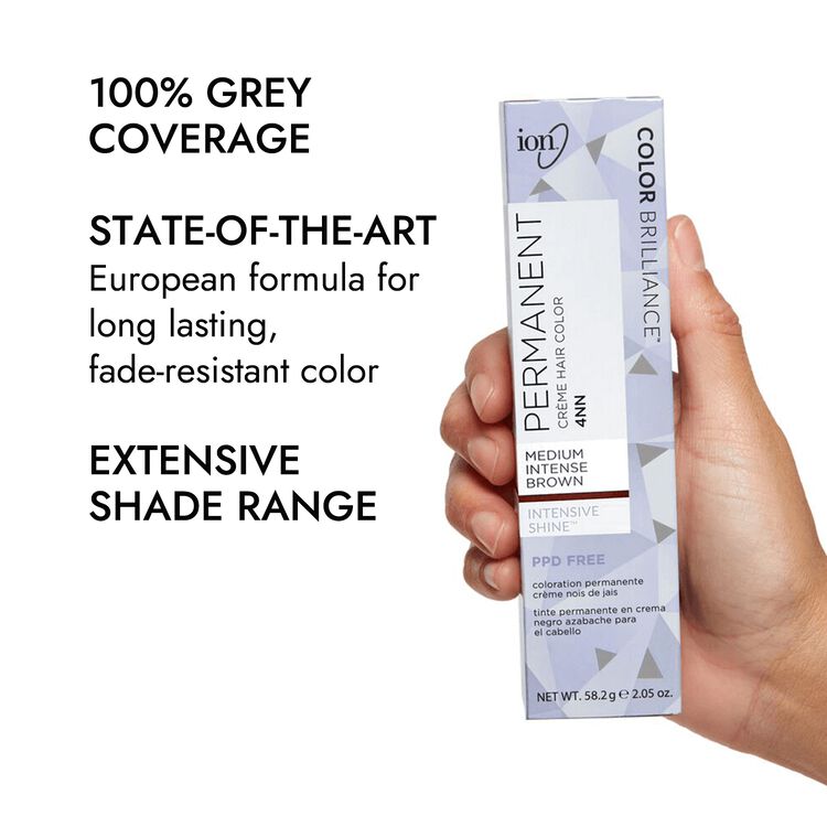 Ion Permanent Creme Intense Neutrals 4NN Medium Intense Brown by Color ...