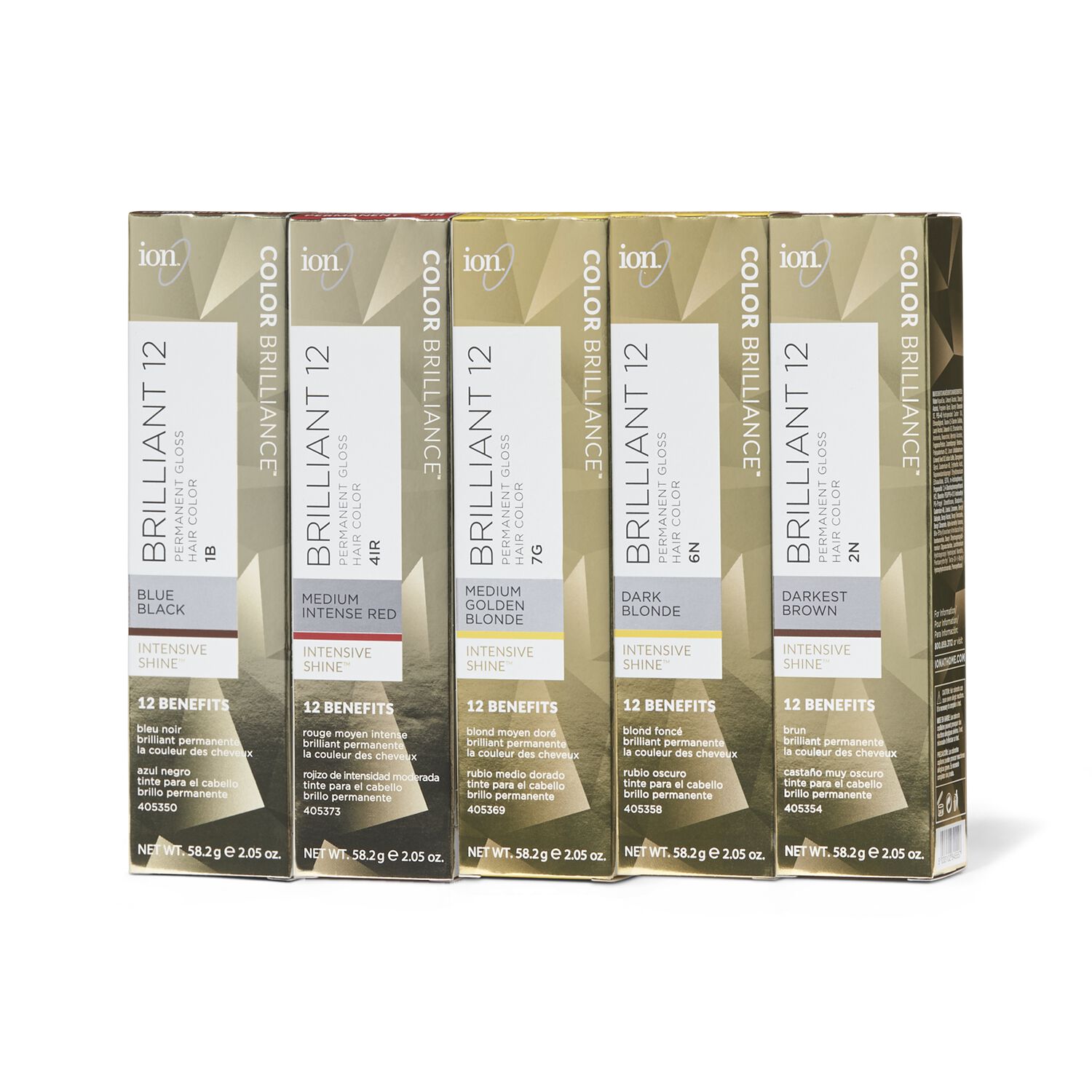 ion Brilliant 12 Permanent Gloss Hair Color | Permanent Hair Color ...