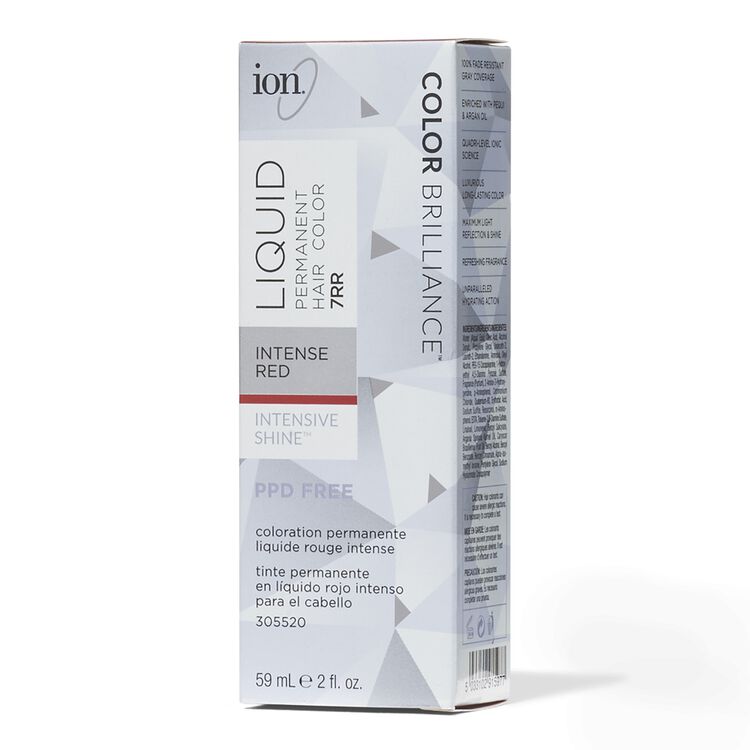 Ion 7RR Intense Red Permanent Liquid Hair Color by Color Brilliance ...