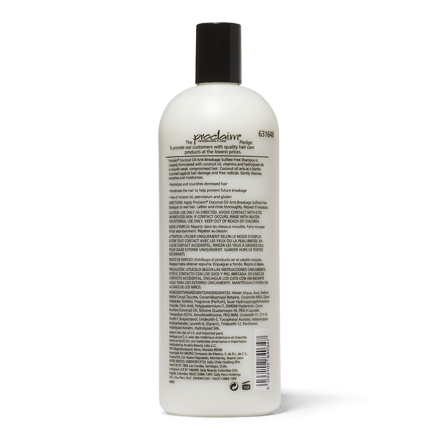 Proclaim Coconut Oil Anti-Breakage Shampoo 33.8 oz | Shampoos