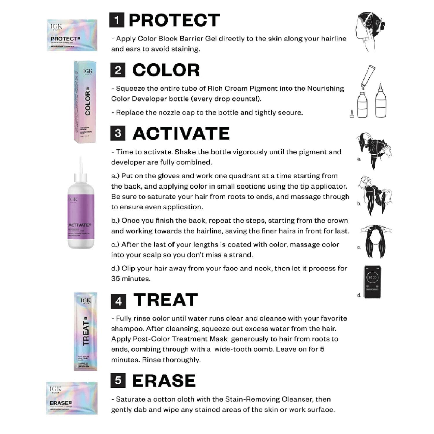 IGK Permanent Color Kit | Sally Beauty