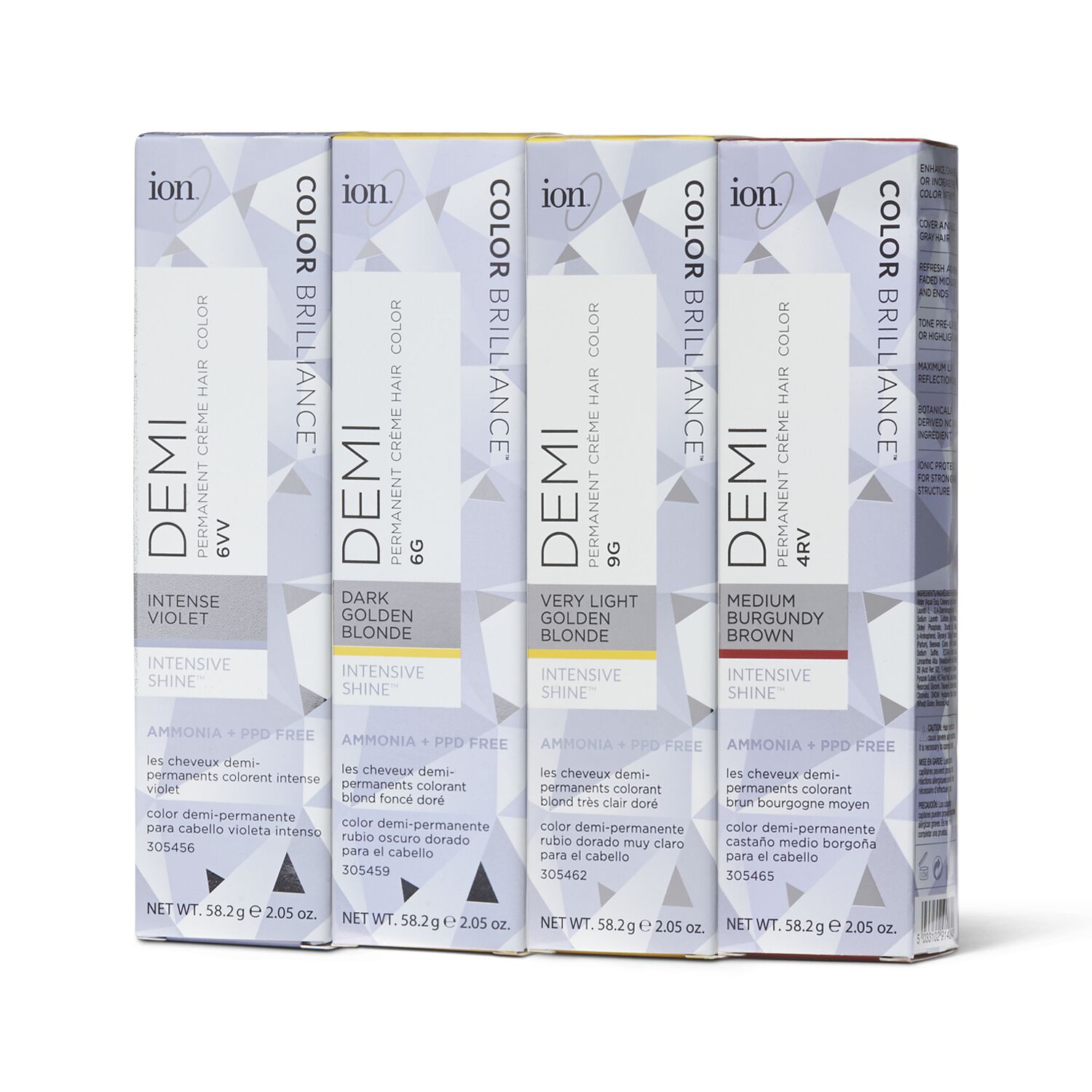 ion Intensive Shine Demi-Permanent Hair Colors - Demi & Semi-Permanent ...